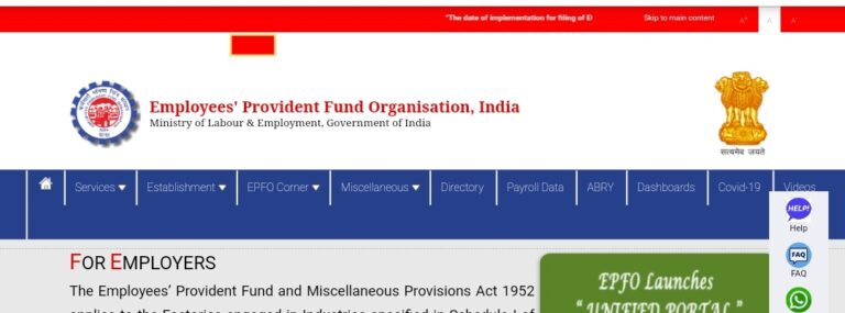 How to Login EPFO Member Portal EPFO Online Claim Portal