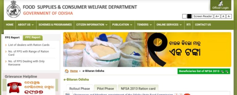 Odisha Ration Card 2025: Village/Block Wise PDS List, Status