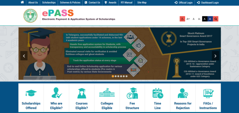 Ts ePass Scholarship 2025 Online Registration, Status Check, Last Date